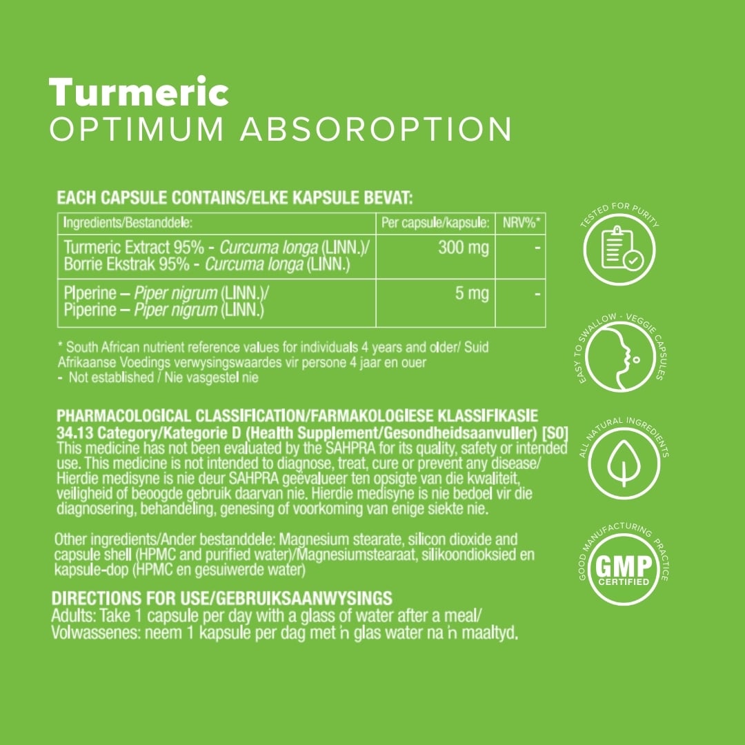 Turmeric Curcumin Capsules - Vitatech Health