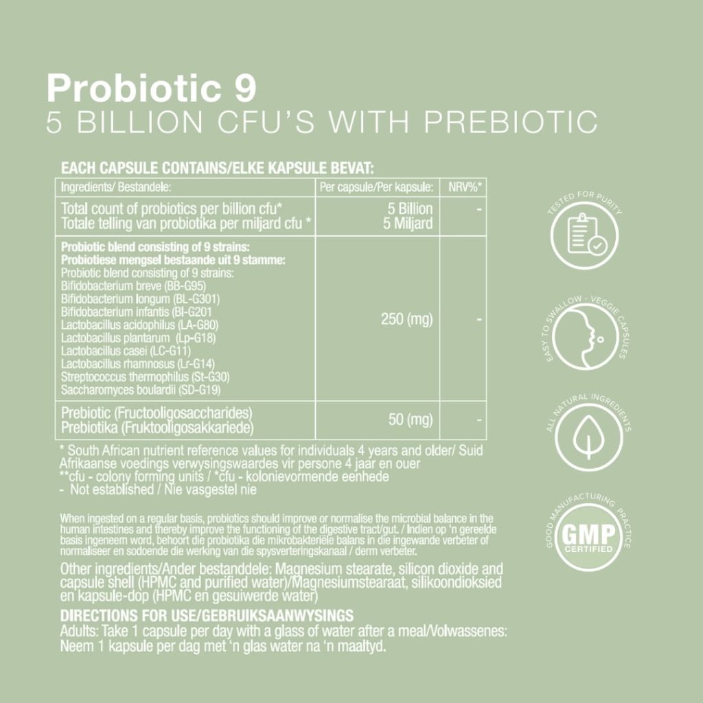 Probiotic 9 Tablets – Vitatech Health
